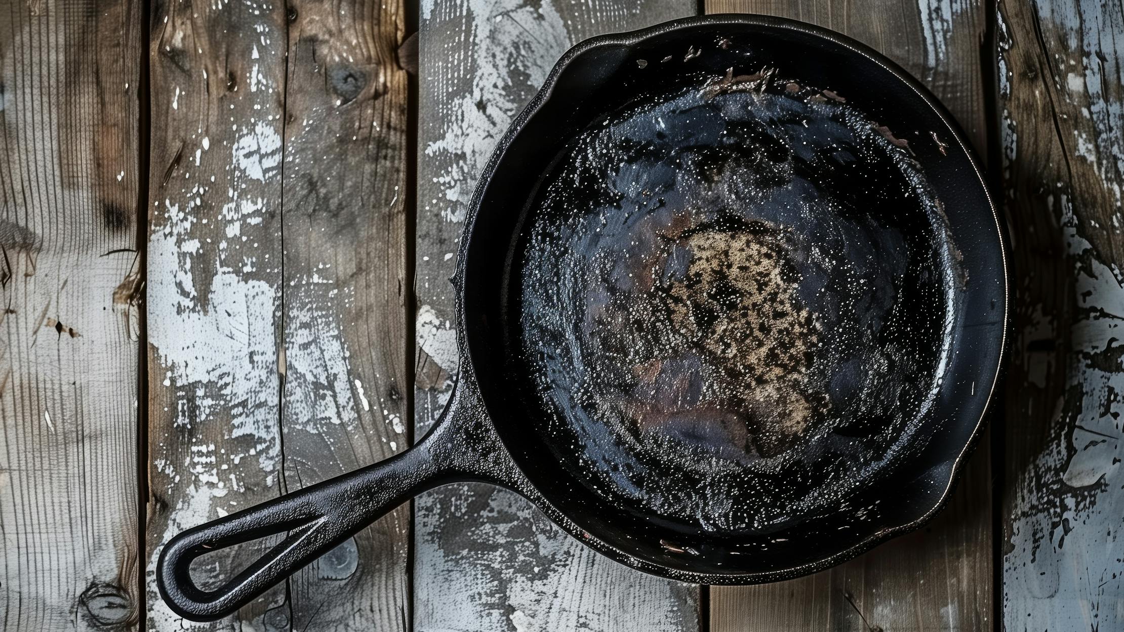 How to remove rust from cast iron