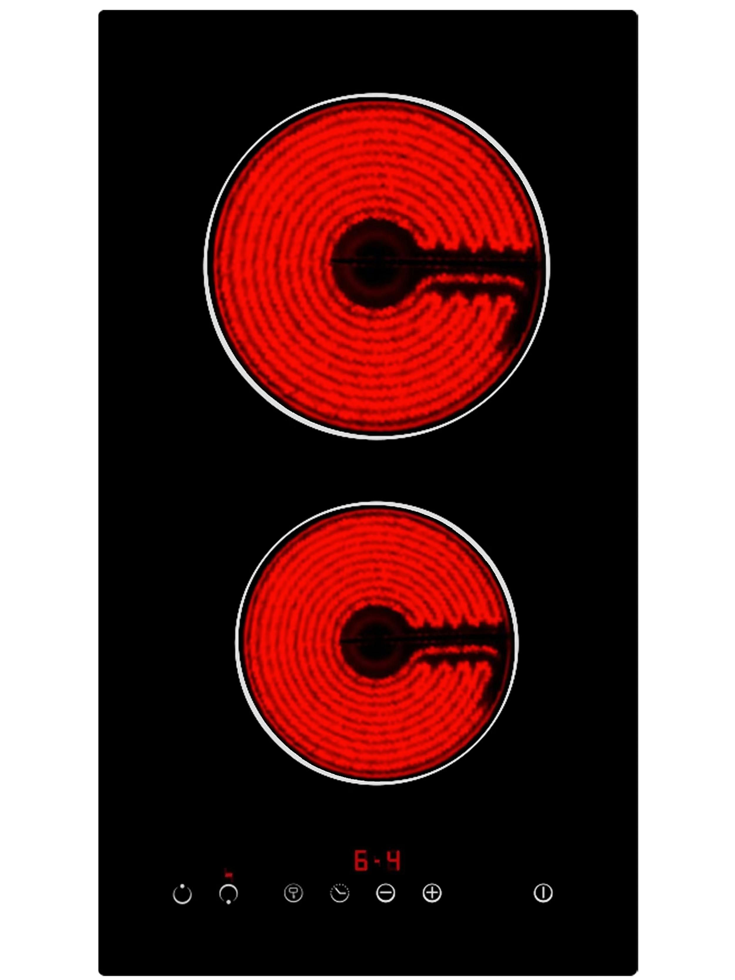 MyAppliances ART291107 30cm 2 Zone Ceramic Hob Black